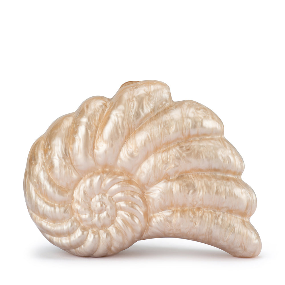 Shop INDI Natural Acrylic Shell Clutch – Olga Berg